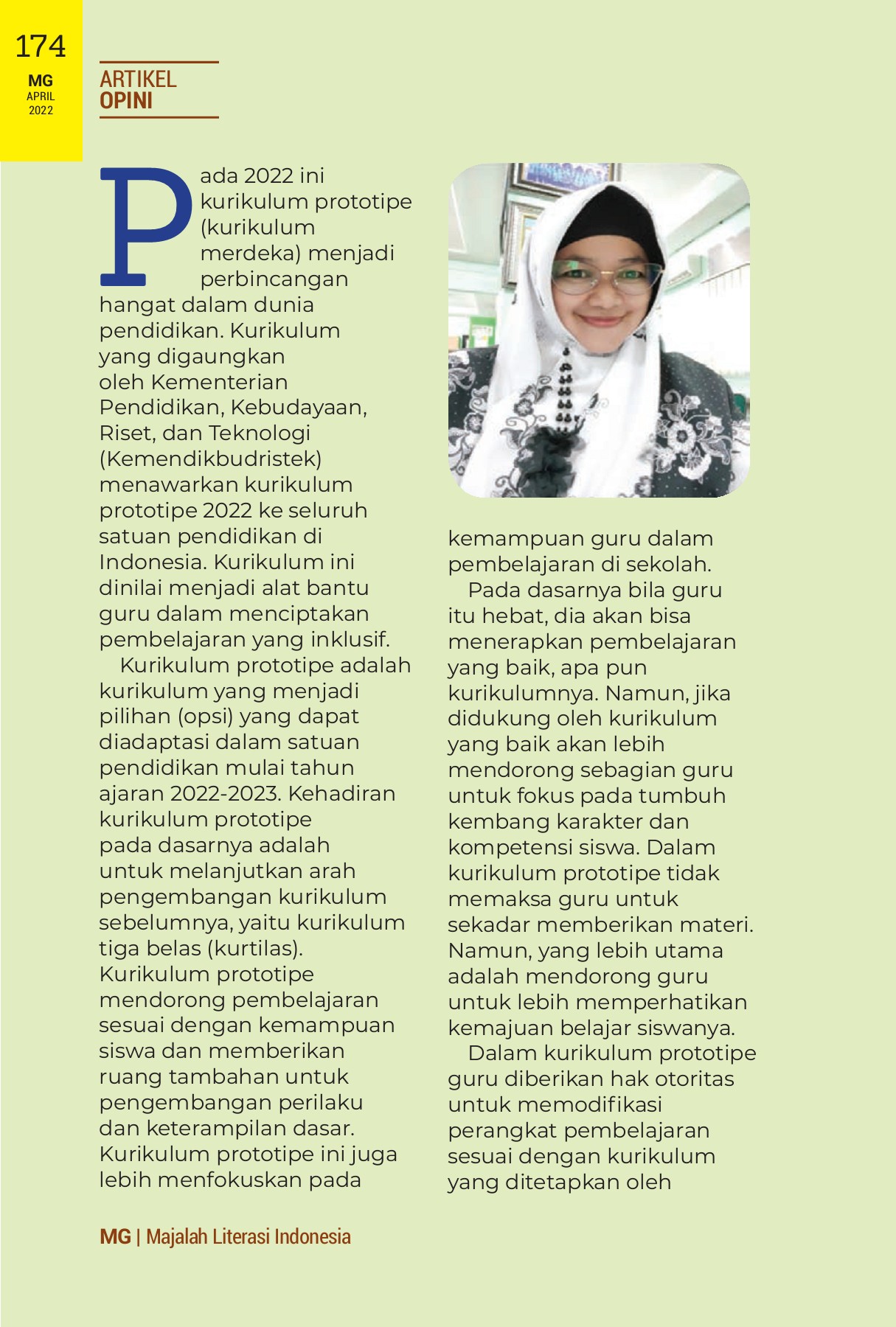 MAJALAH LITERASI EDISI VIII - APRIL 2022 - Abdur Rohman - Halaman 176 ...