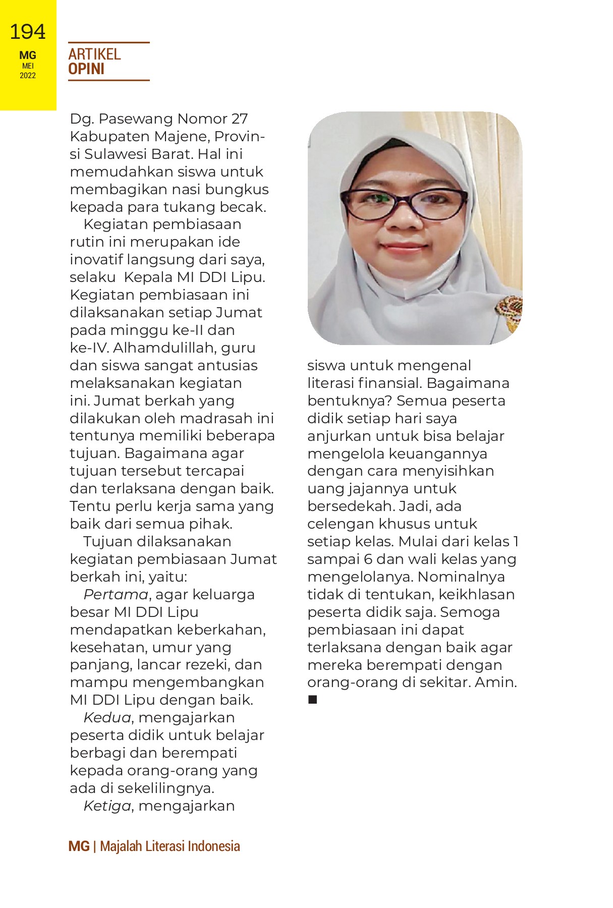 MAJALAH LITERASI EDISI VIII - APRIL 2022 - Abdur Rohman - Halaman 196 ...