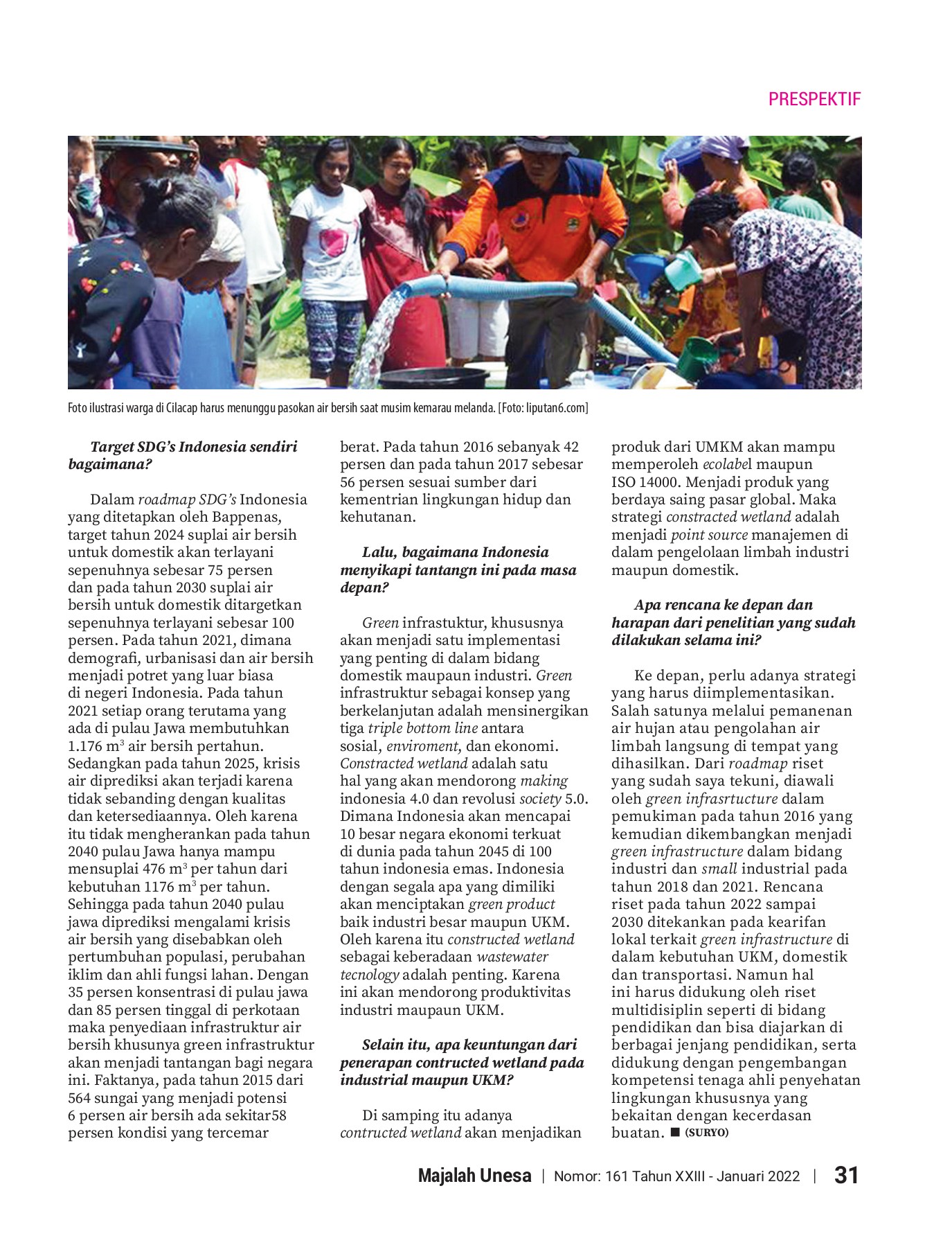 Majalah Unesa Edisi 161 - Abdur Rohman - Page 31 | Flip PDF Online | PubHTML5