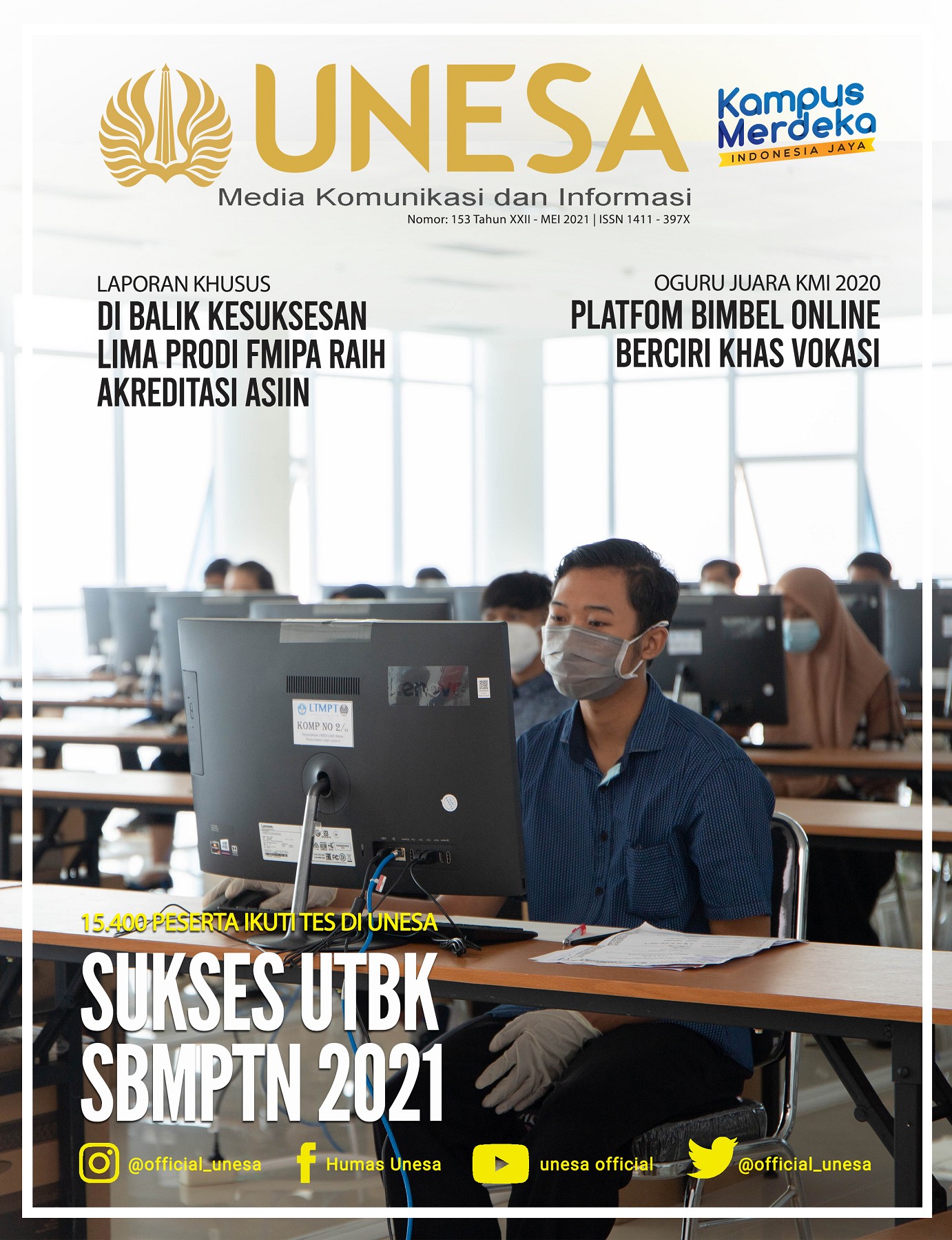 Majalah Unesa Edisi 153 (Mei 2021) - Abdur Rohman - Halaman 1 - 36 | PDF Online | PubHTML5