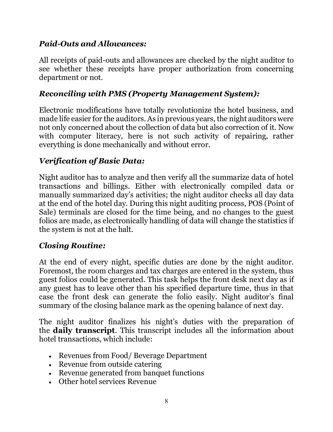 Front Office Operation Tutorial Notes - Pokhara School of Tourism and ...