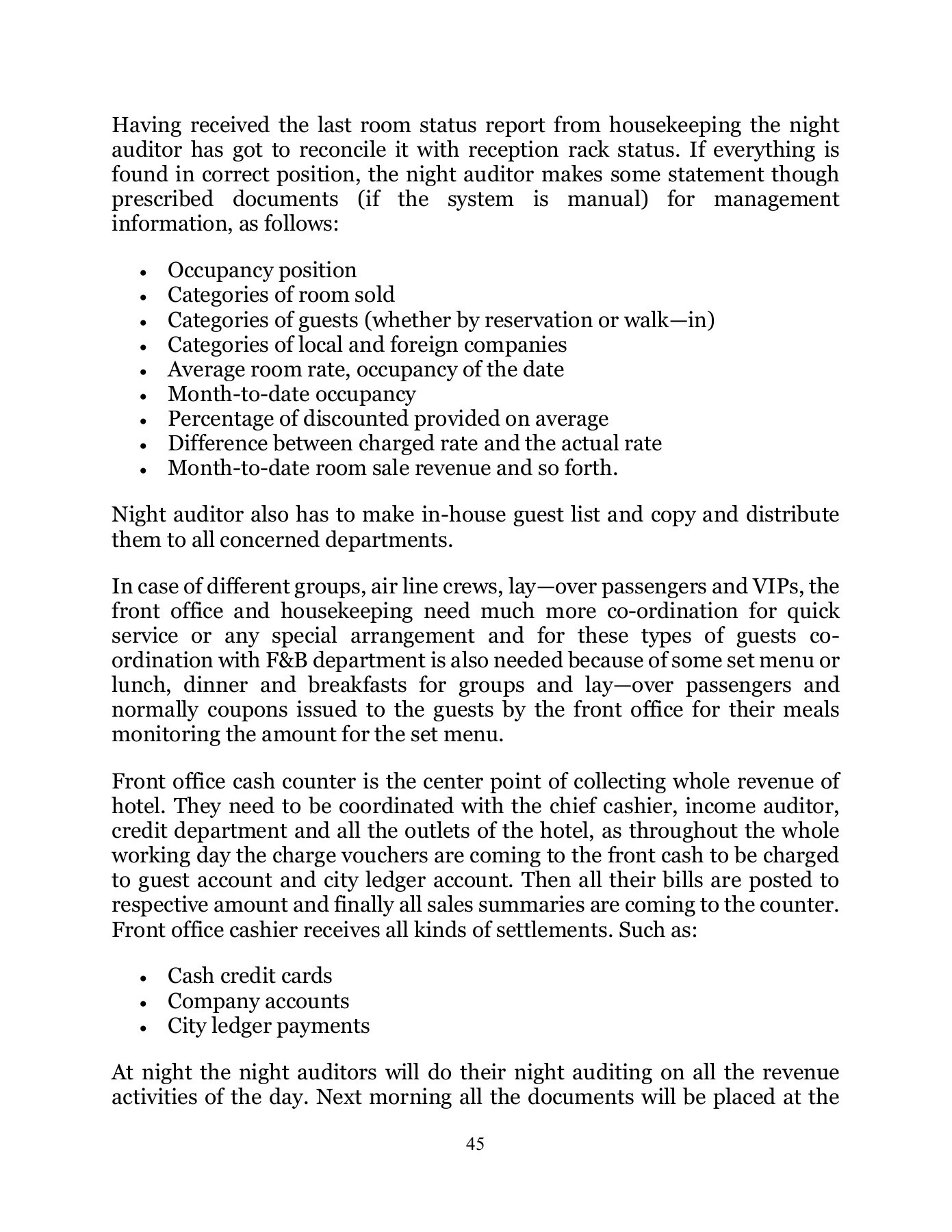 Front Office Operation Tutorial Notes - Pokhara School of Tourism and ...