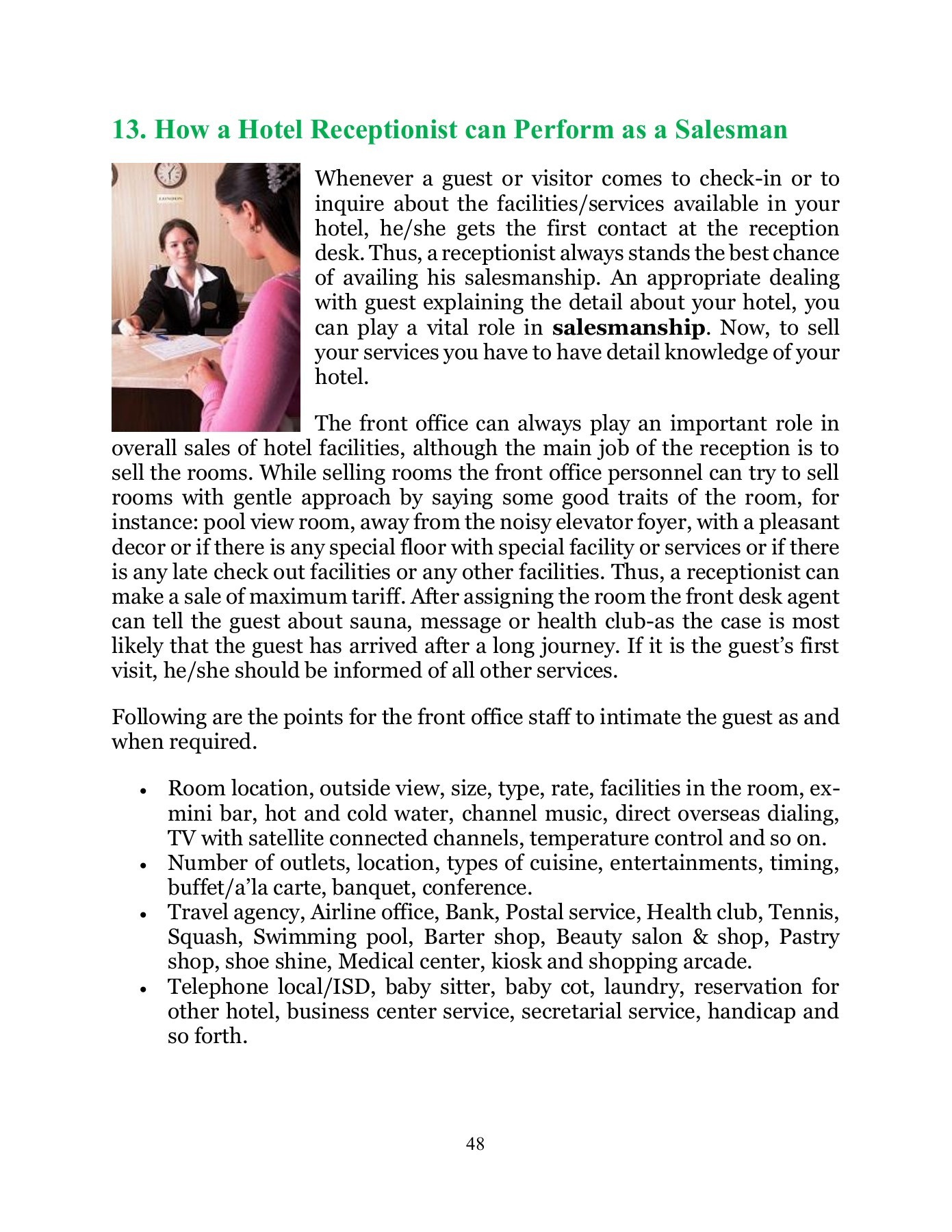 Front Office Operation Tutorial Notes - Pokhara School of Tourism and ...