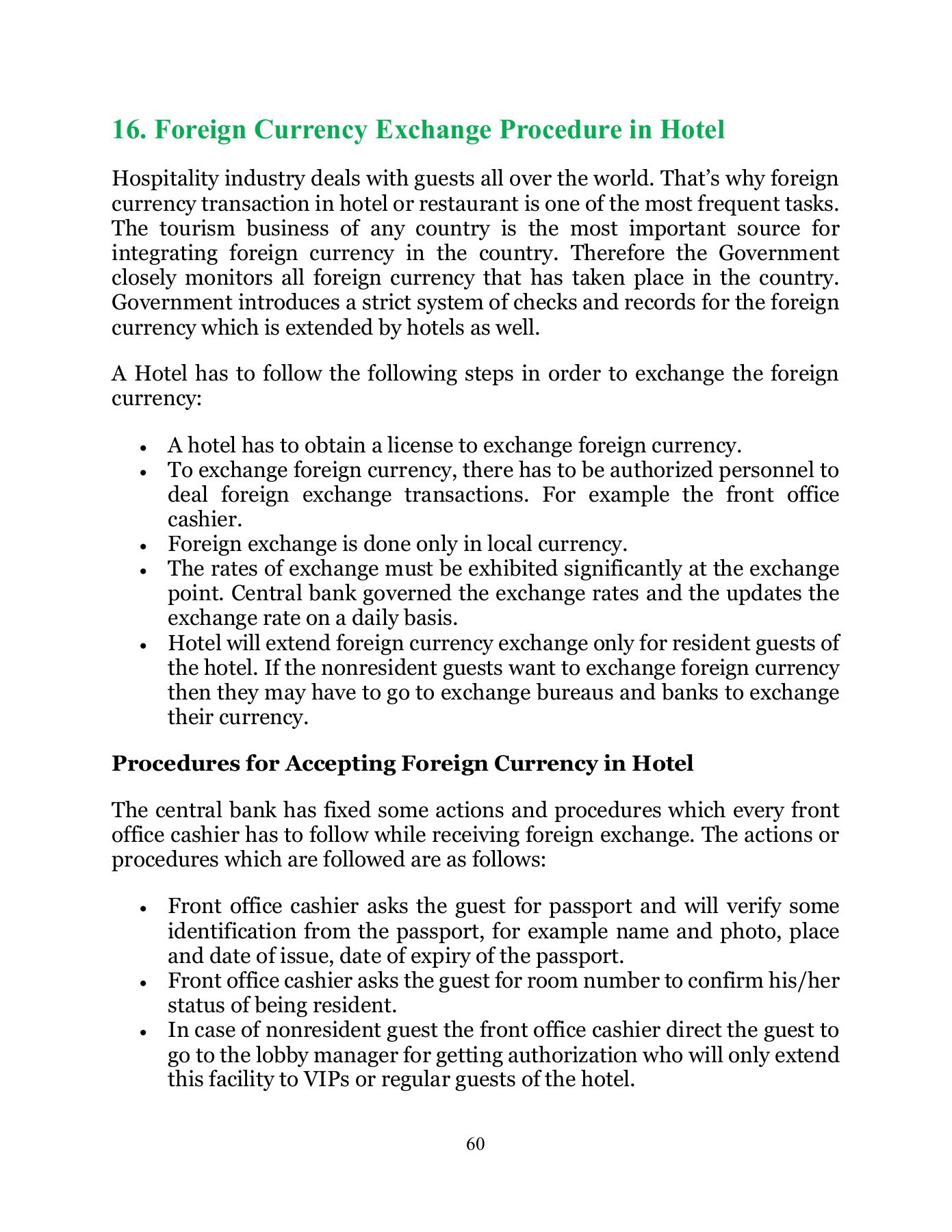 Front Office Operation Tutorial Notes - Pokhara School of Tourism and ...