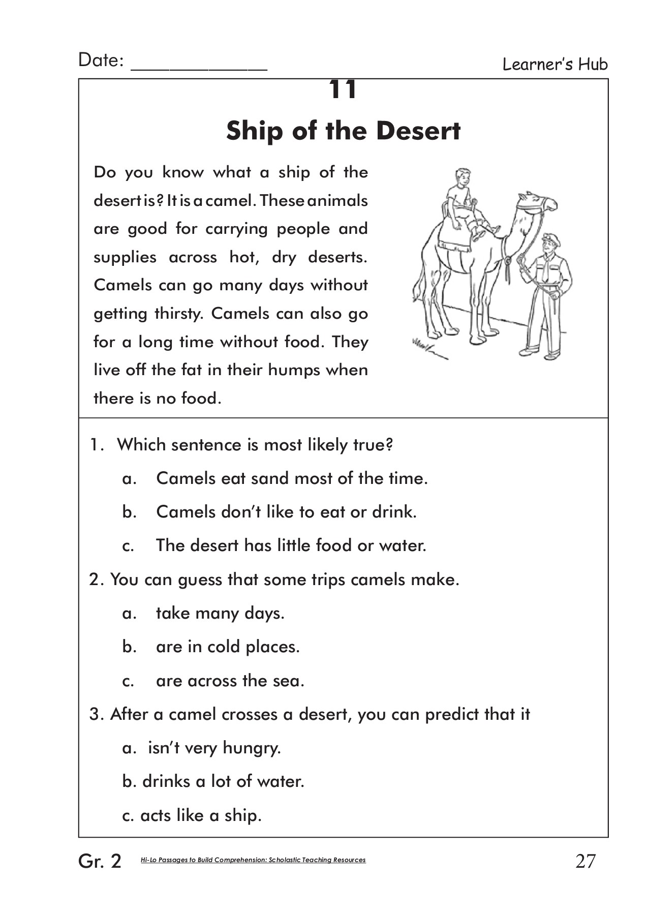 Grade 2 - Empowering Writing SKill - Comp - CW - 2021 - vinitmestry33 ...