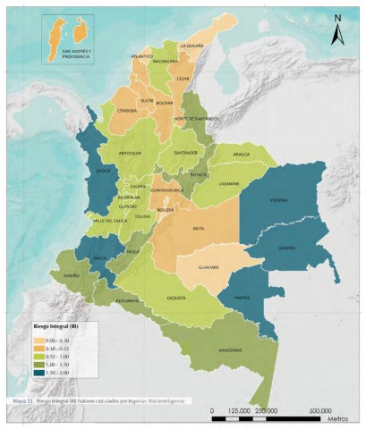 Atlas de riesgo de Colombia: revelando los desastres latentes ...