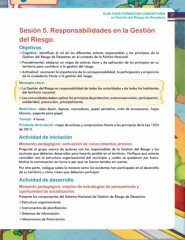 Guía para la formación comunitaria en gestión del riesgo de desastres - Biblioteca UNGRD ...