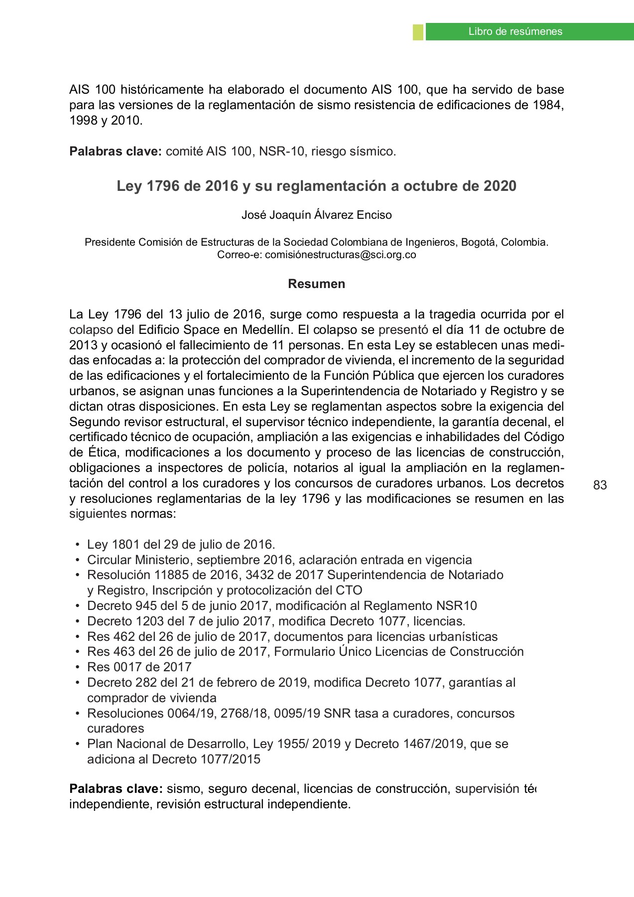 Memorias de encuentros académicos en gestión del riesgo de desastres: el planeta pide la palabra ...