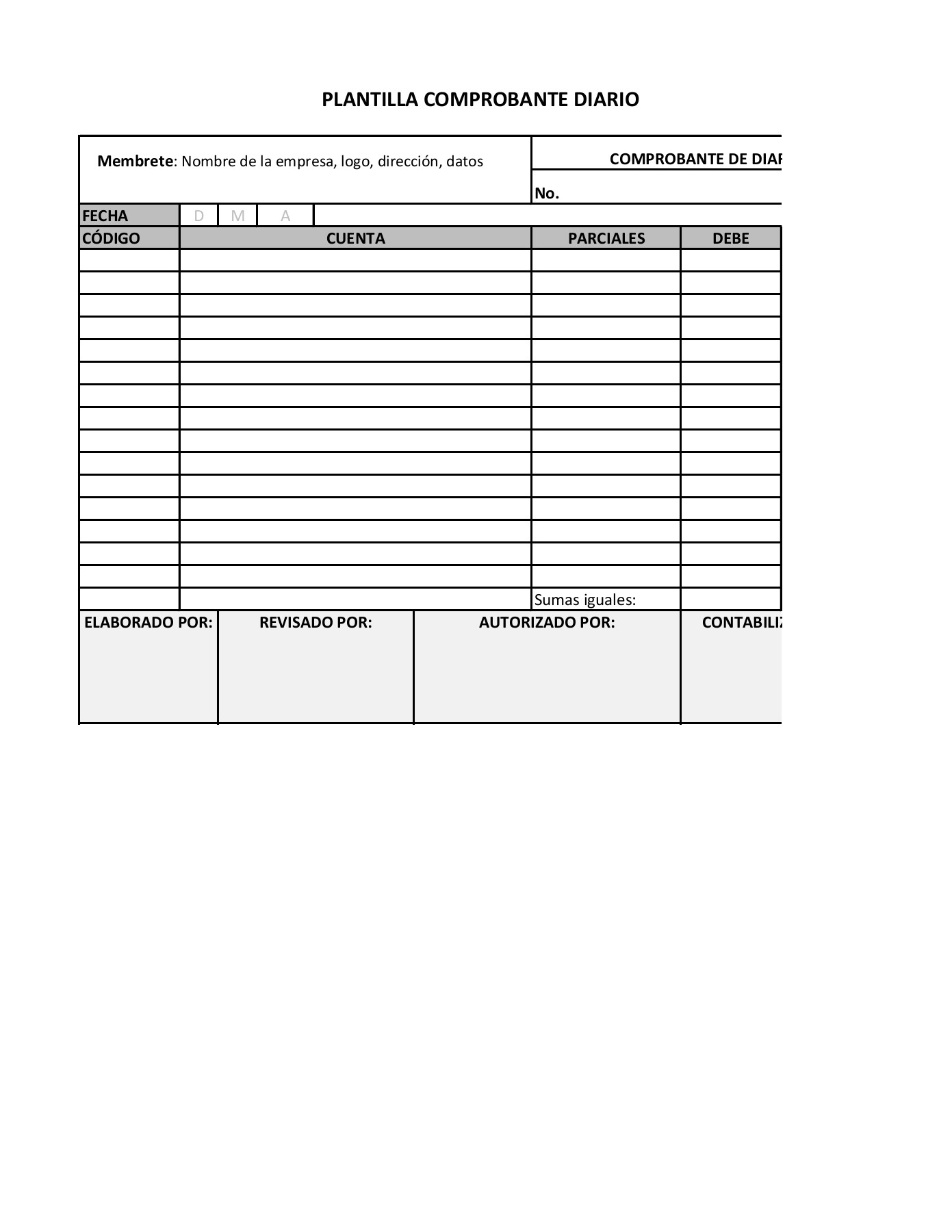 plantillas de documentos contables - luciatobon1163 - Page 1 - 2 | Flip ...