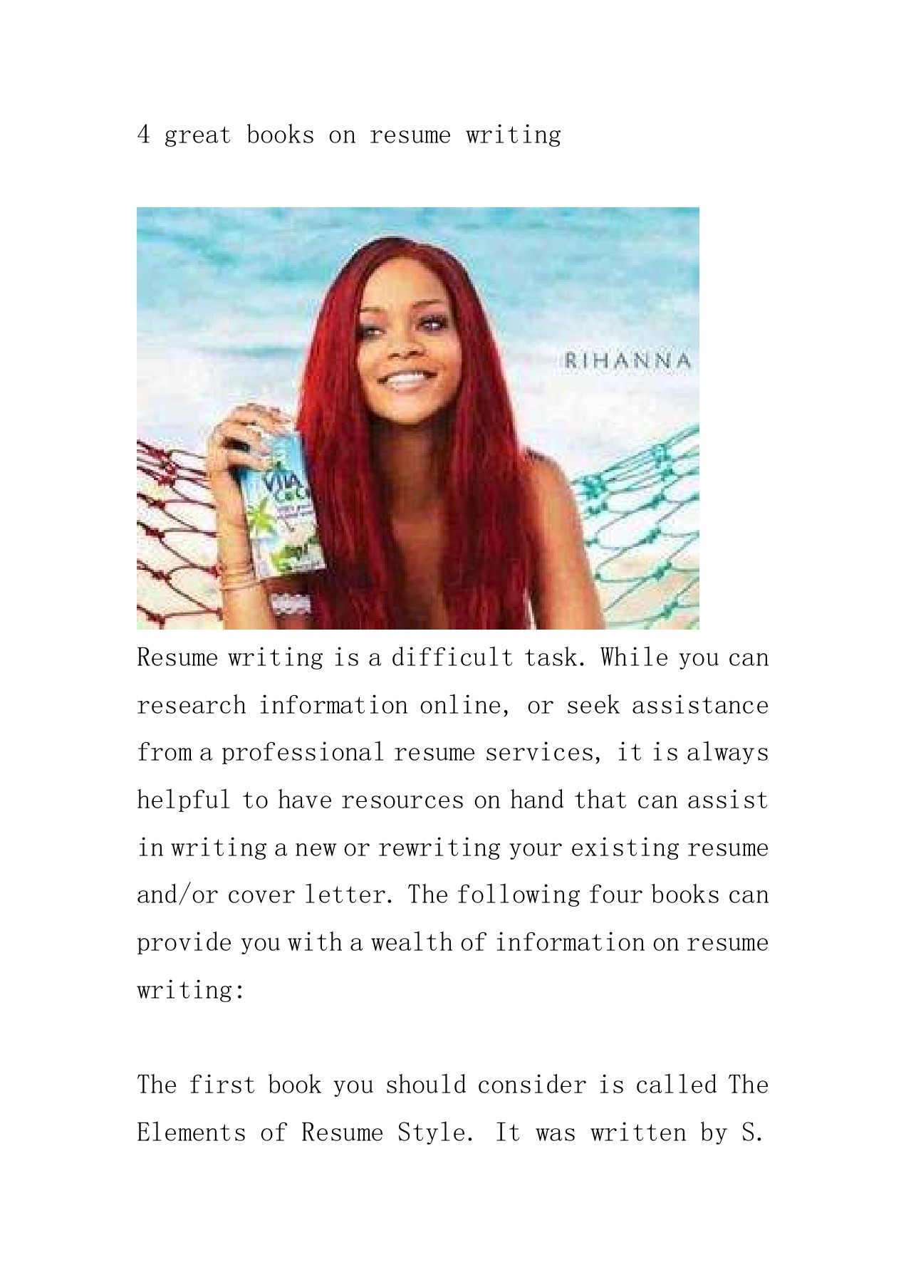 4 great books on resume writing - barbara - Page 1 - 5 | Flip PDF ...