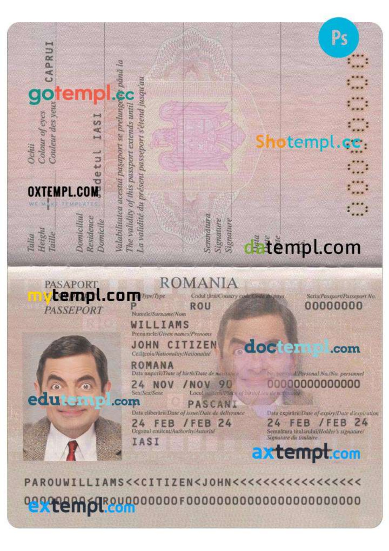 ROMANIA passport version 2 - previsa771 - Page 1 - 1 | Flip PDF Online ...