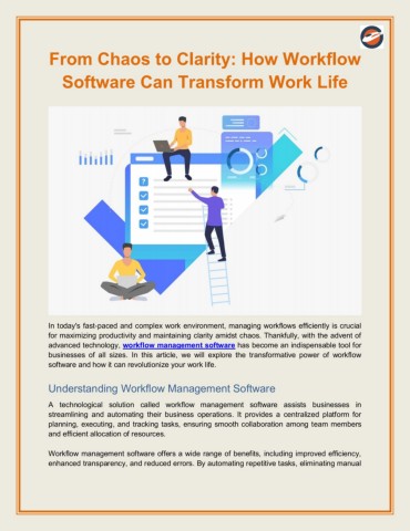 How Workflow Software Can Transform Your Work Life - Task Train - Page 1 - 3 | Flip PDF Online ...