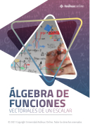Álgebra de funciones vectoriales de un escalar Álgebra de funciones vectoriales de un escalar ...