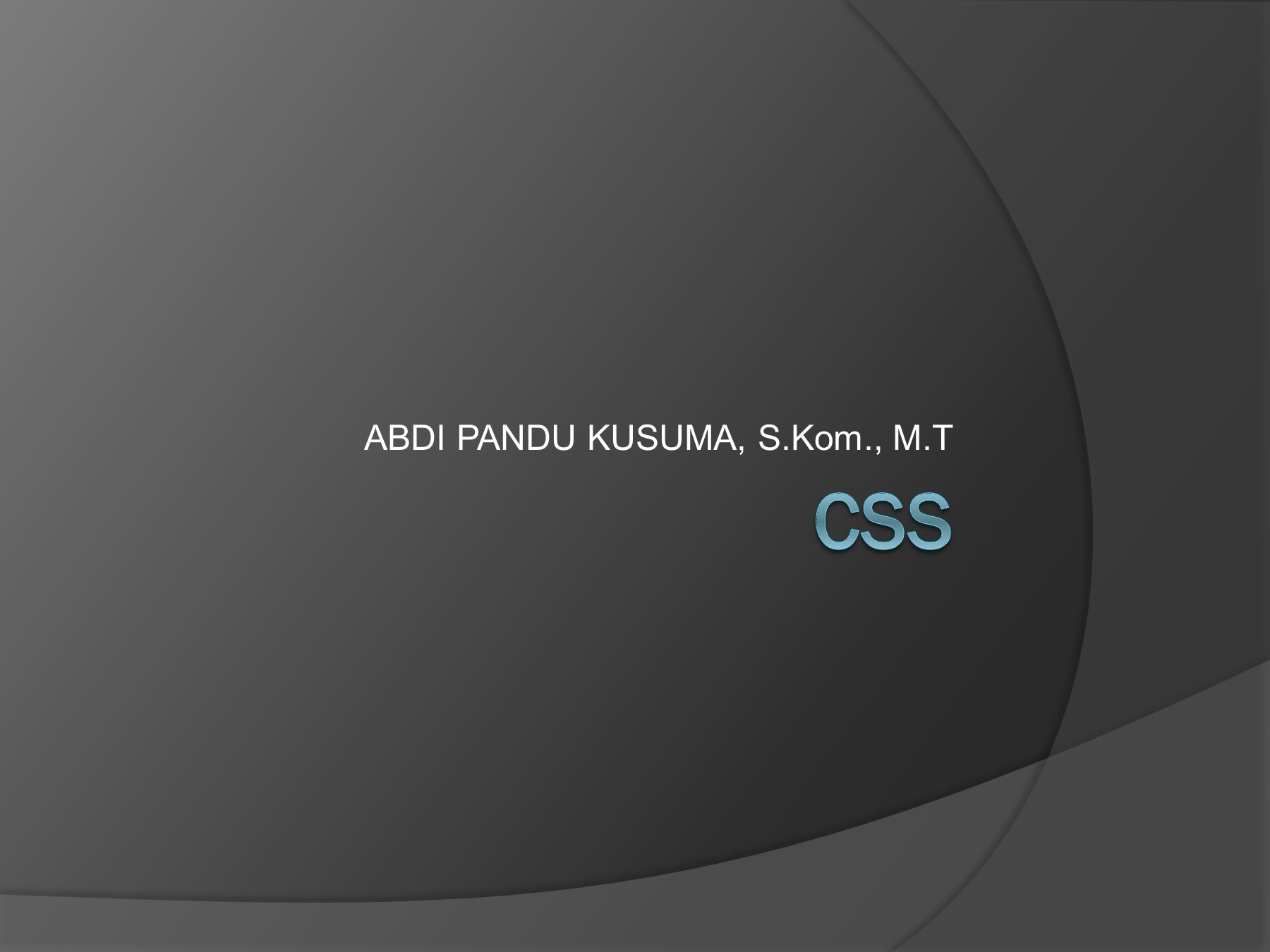 5.CSS - Abdi Pandu Kusuma - Page 1 - 21 | Flip PDF Online | PubHTML5