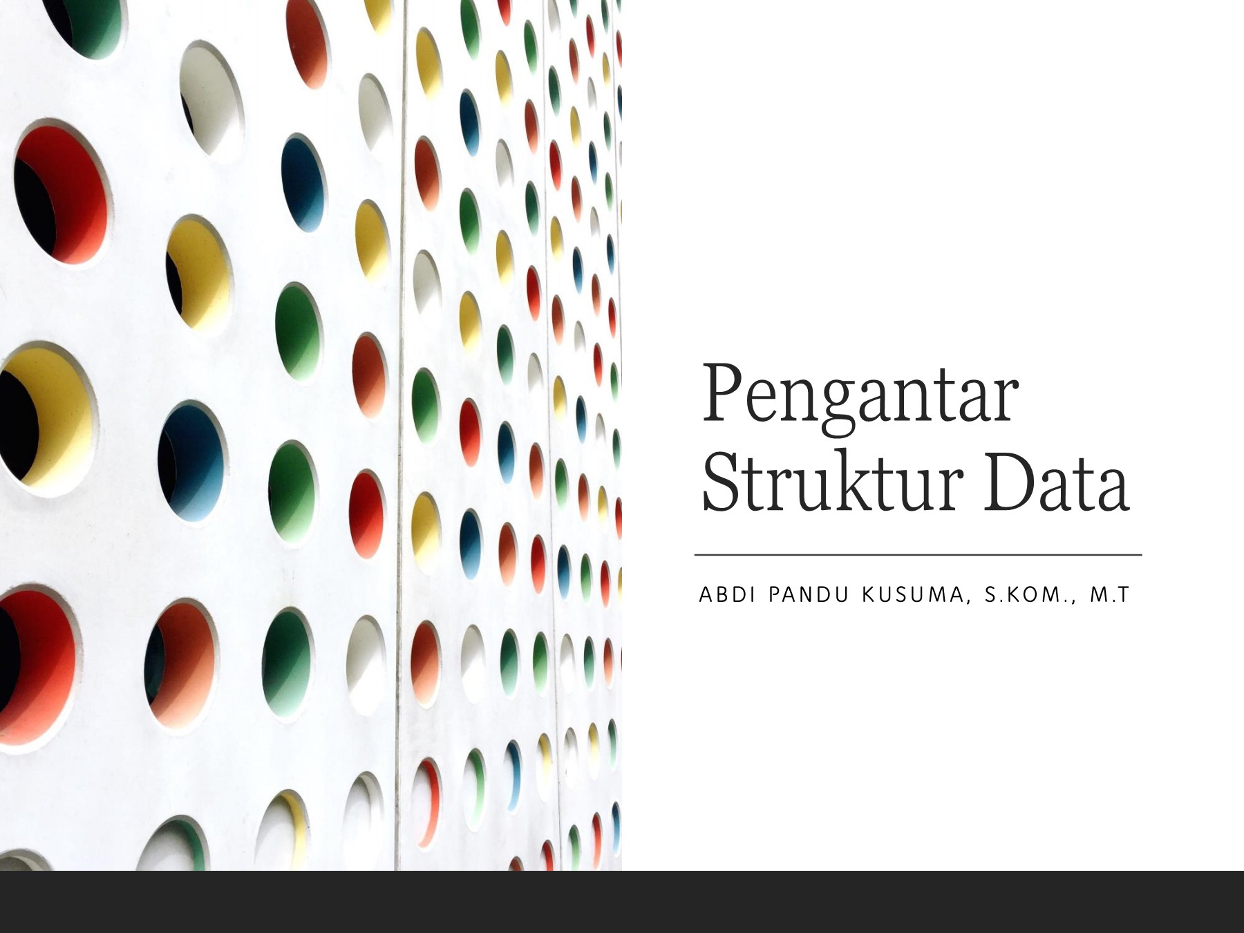 1.Pengantar Struktur Data - Abdi Pandu Kusuma - Kaca 1 - 11 | PDF ...