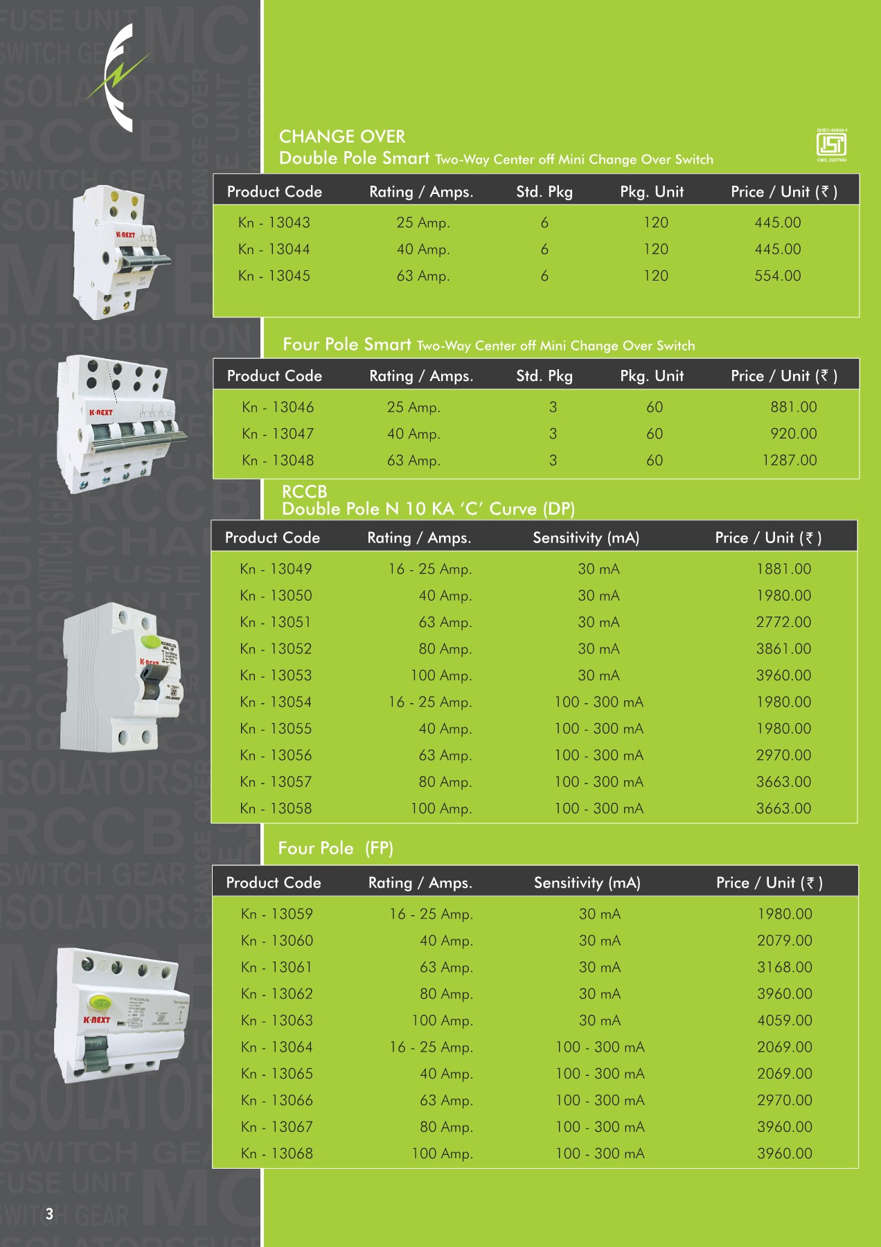 mcb price list proof New - mitvenkiqrc - Page 7 | Flip PDF Online | PubHTML5