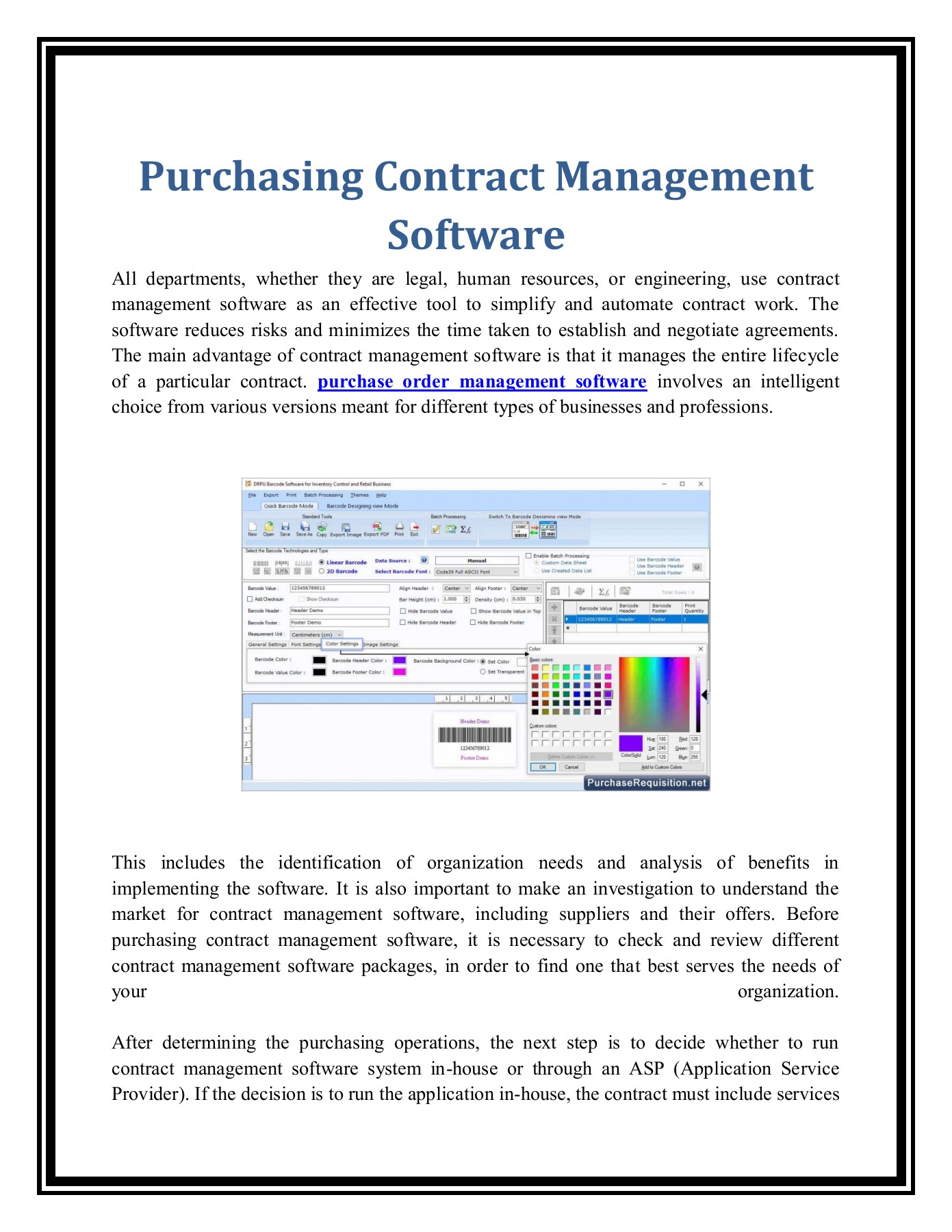 Purchasing Contract Management Software - Vijay Kanwani - Page 1 - 2 | Flip PDF Online | PubHTML5