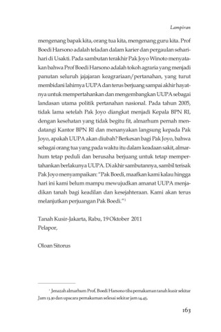 Potret Perjuangan Bapak Hukum Agraria Prof Boedi Harsono ...