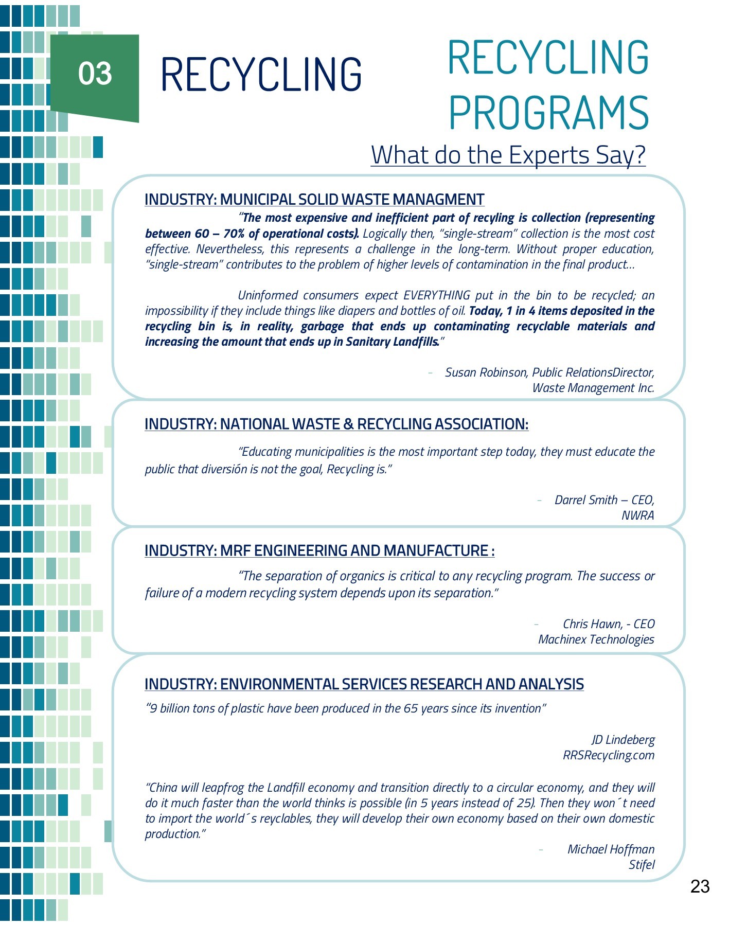 Reporte Residuos - Recycling Edition (English) - travis.hipp - Page 23 ...