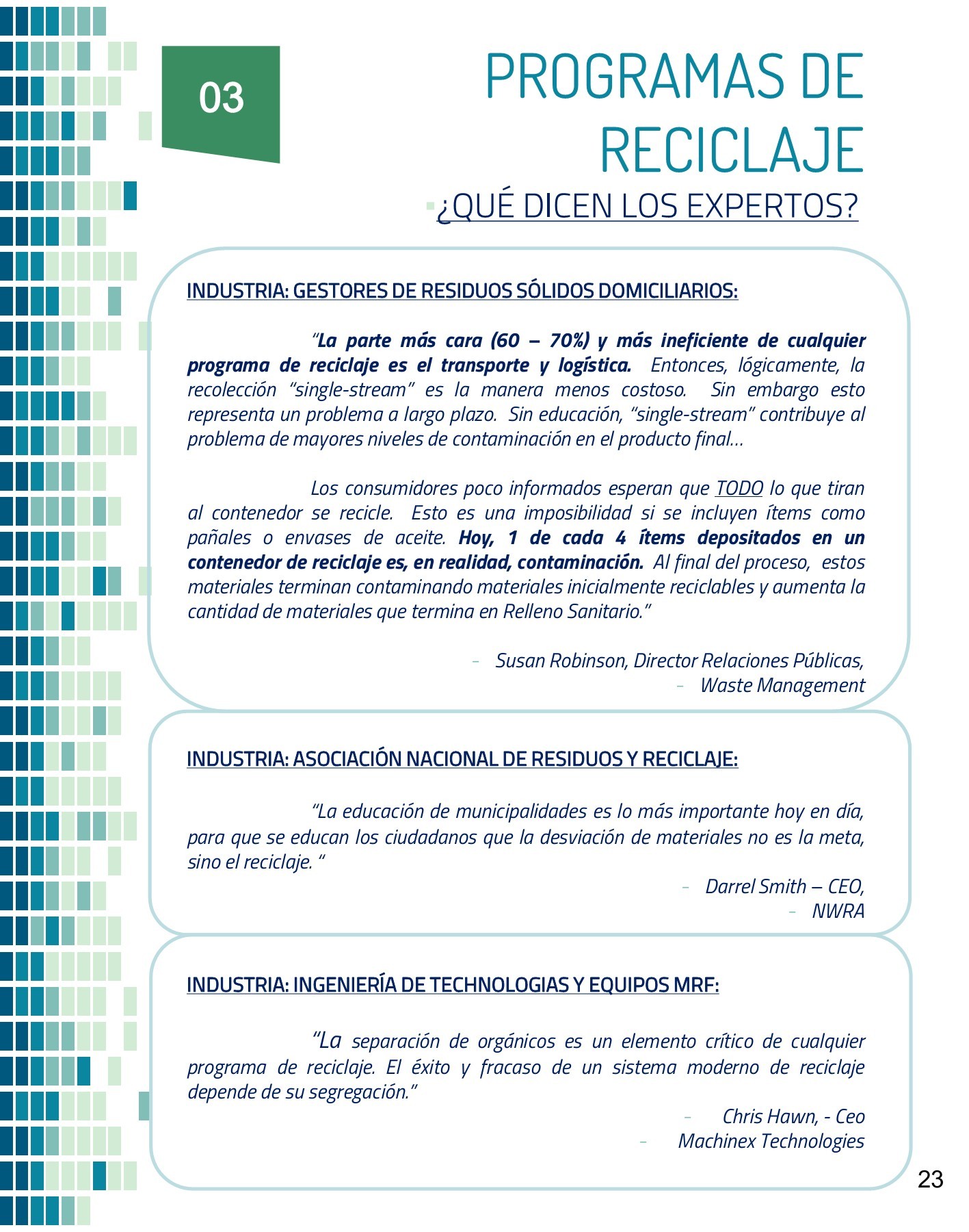 Reporte Residuos - Edición Reciclaje - travis.hipp - Página 23 | Flip ...