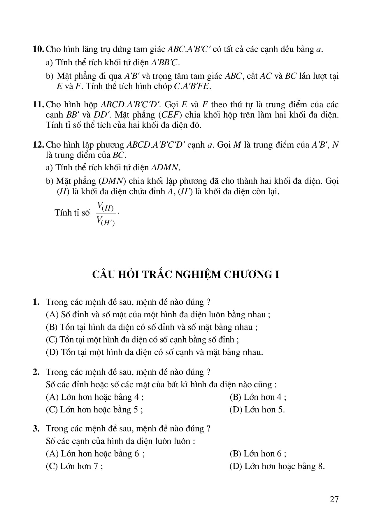 SÁCH EBOOK HÌNH HỌC 12 - binhchau.et - Trang 28 | PDF lật trang trực tuyến | PubHTML5