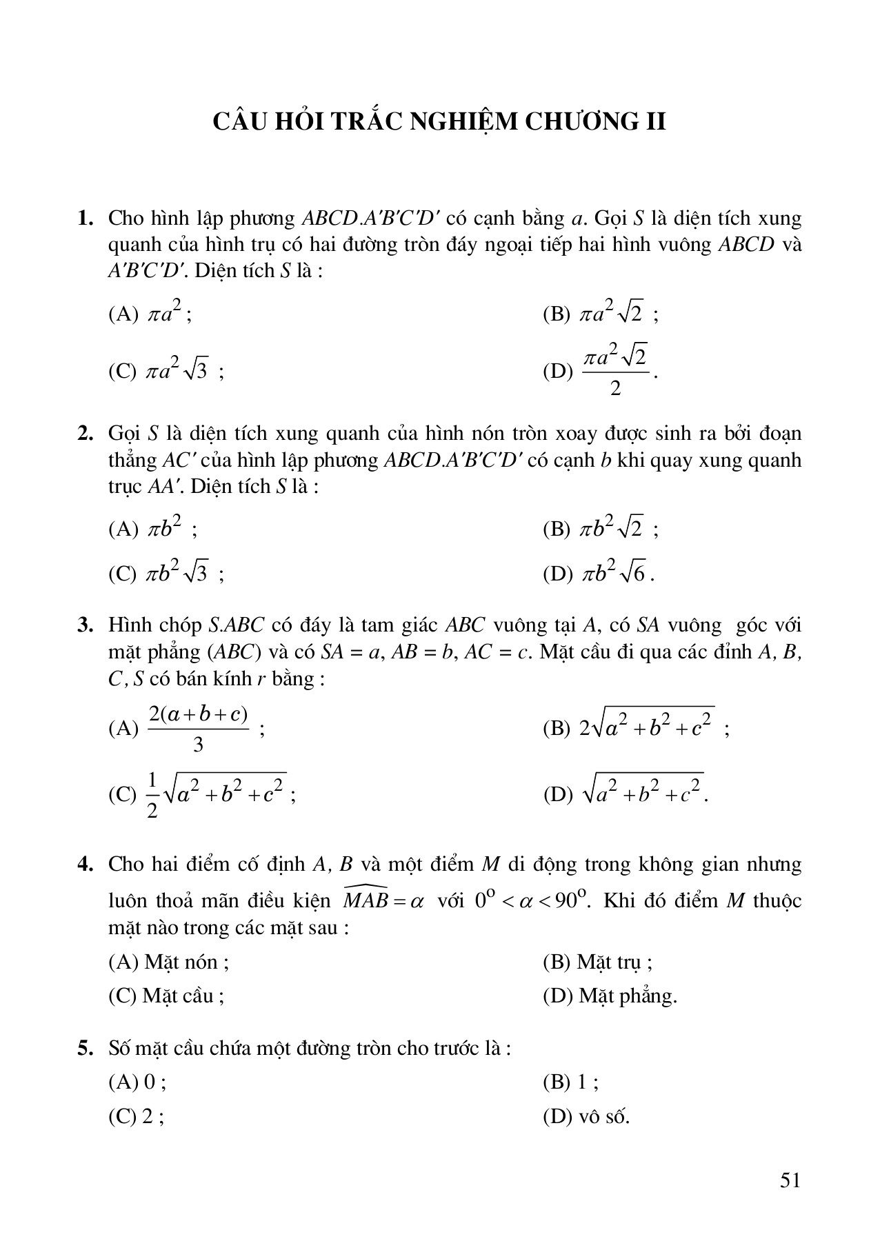 SÁCH EBOOK HÌNH HỌC 12 - binhchau.et - Trang 52 | PDF lật trang trực tuyến | PubHTML5