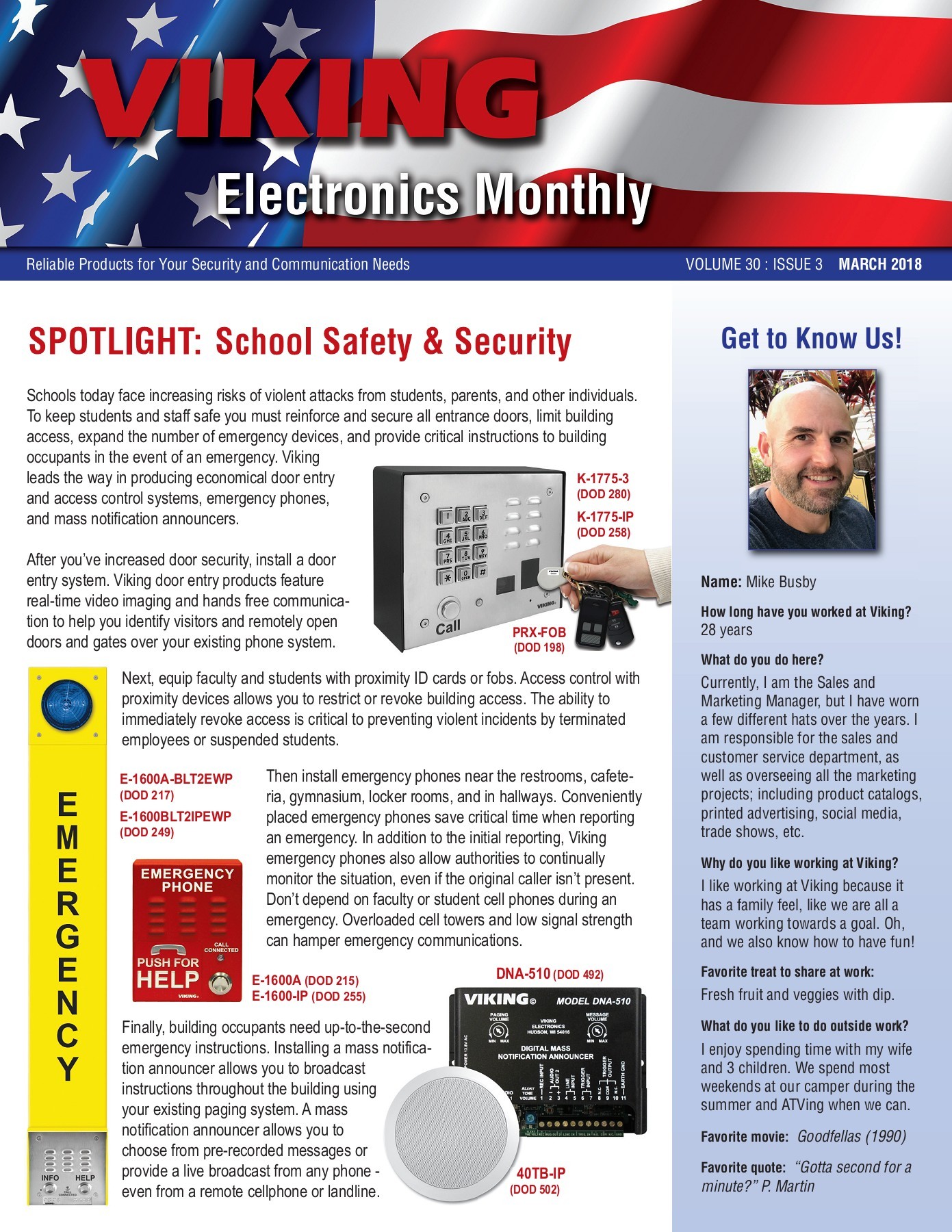 Viking March Newsletter - Pro - Page 1 - 4 | Flip PDF Online | PubHTML5