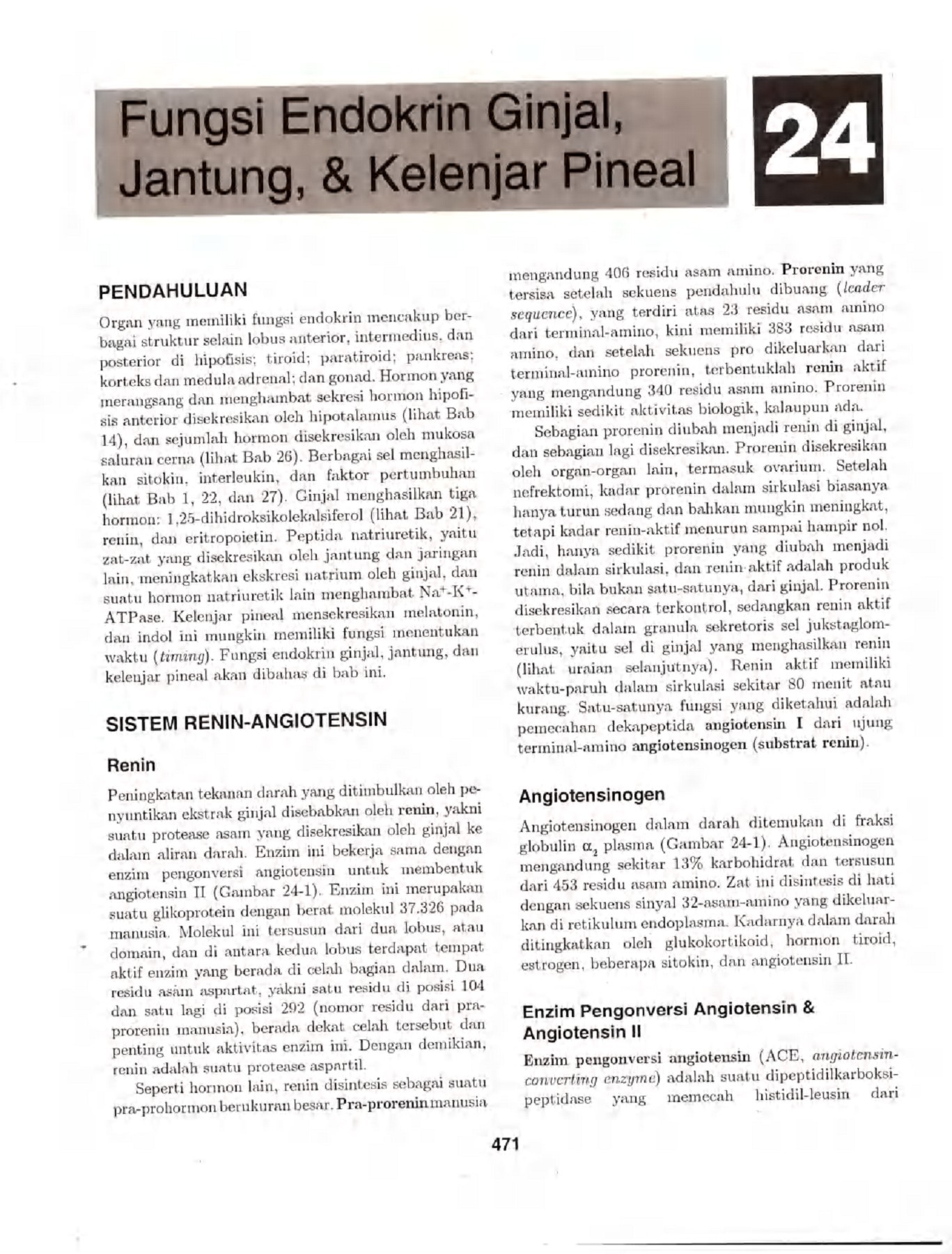 Bab 24 Fungsi Endokrin Ginjal, Jantung, & Kelenjar Pineal - haryahutamas - Page 1 - 13 | Flip ...