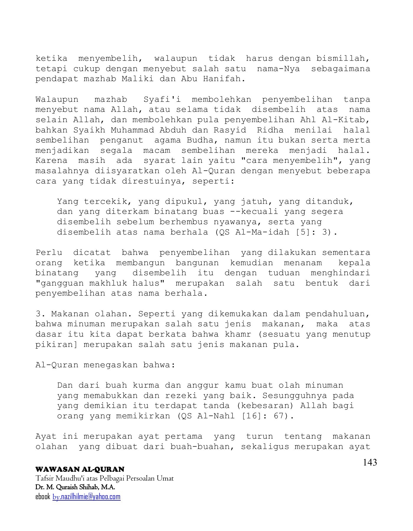 Quraish Shihab - Wawasan Al-Quran - Quraish Shihab - haryahutamas ...