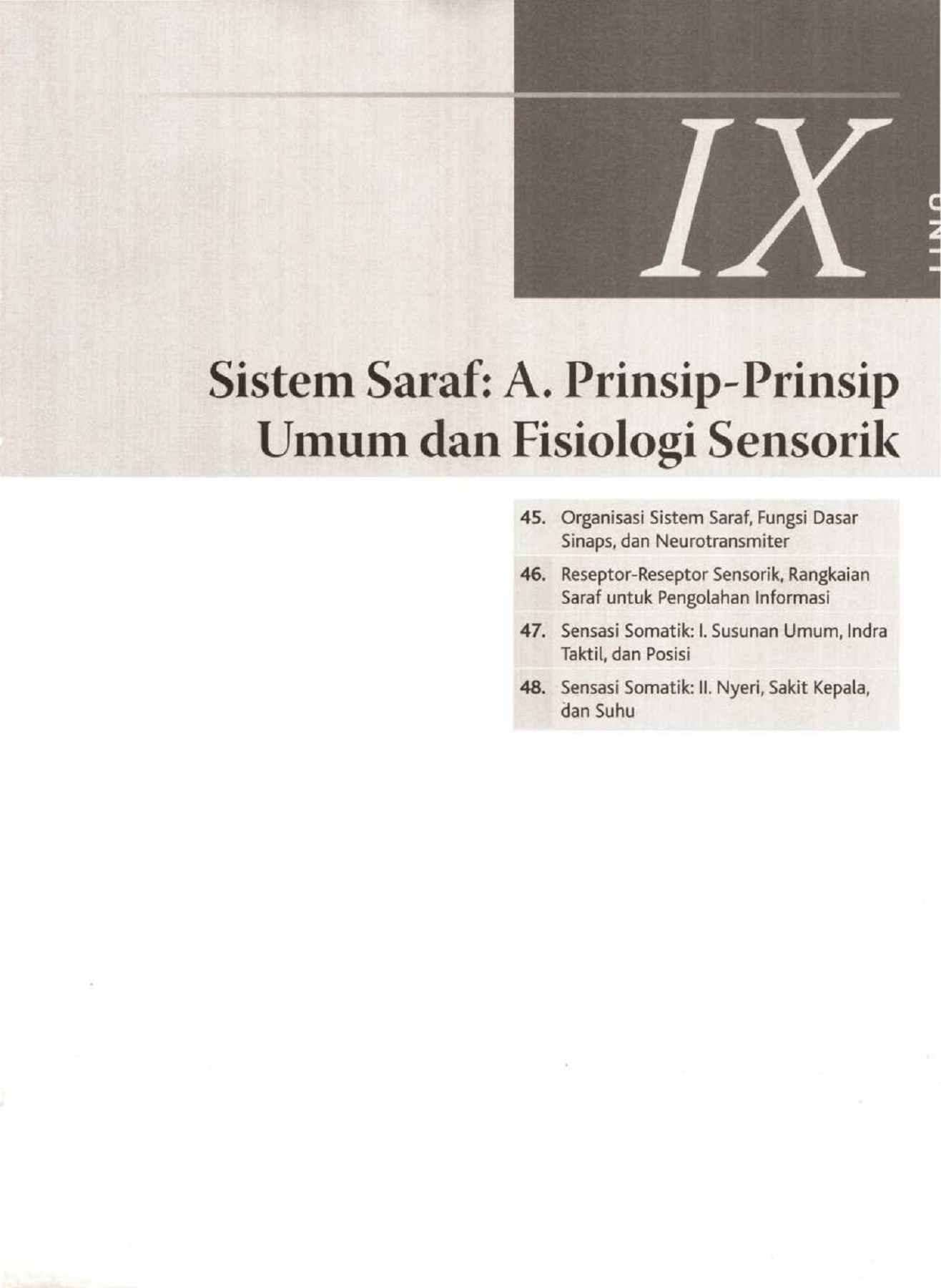 UNIT 09 Sistem Saraf - A. Prinsip-Prinsip Umum dan Fisiologi Sensorik ...
