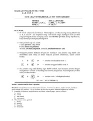 contoh soal dan pembahasan ujian masuk stis 2004-2007 - haryahutamas - Halaman 8 | PDF Online ...