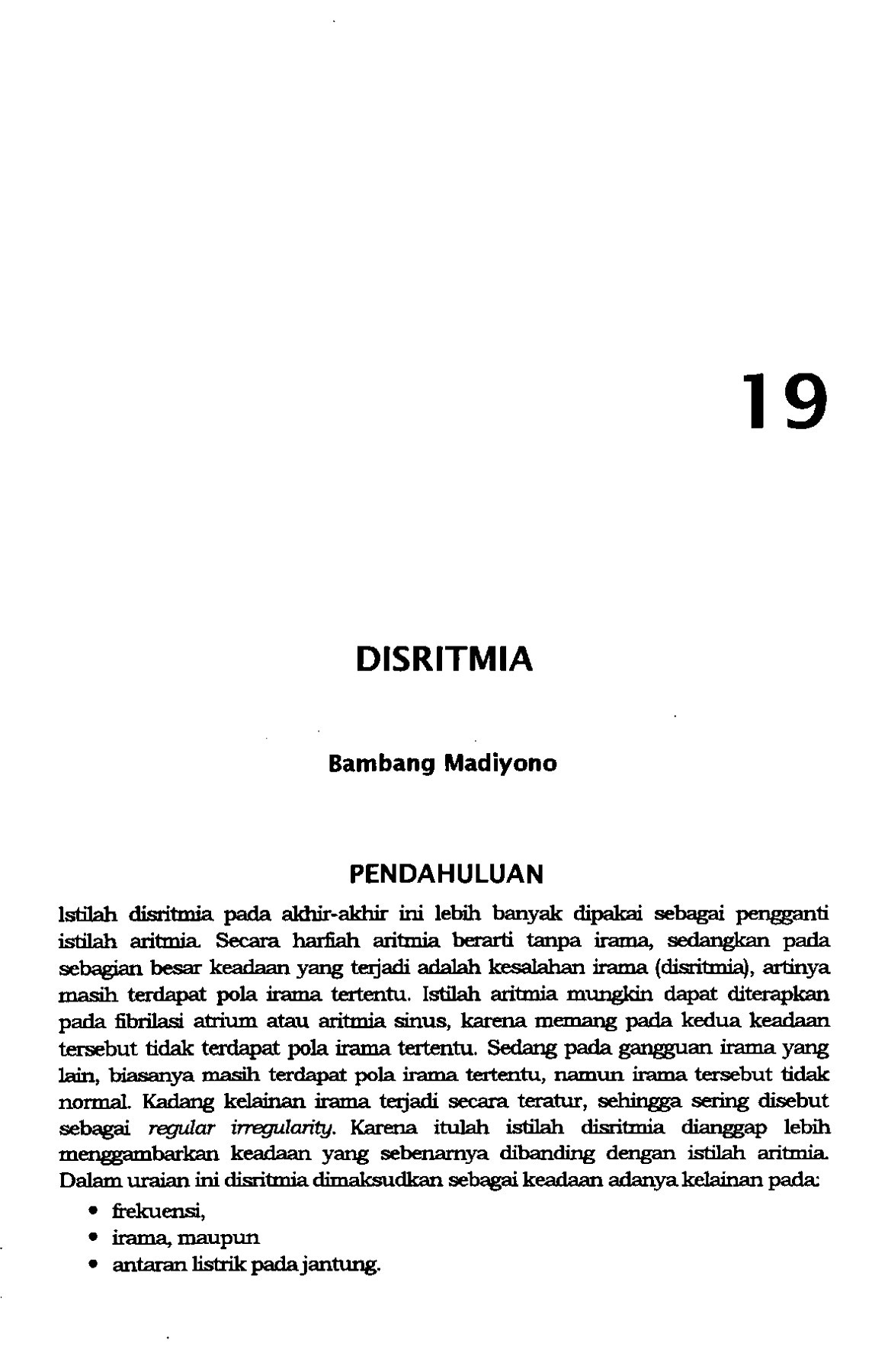 Bab 19 Disritmia - haryahutamas - Halaman 1 - 30 | PDF Online | PubHTML5