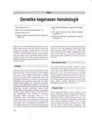 Bab 11. Genetika Keganasan Hematologik - haryahutamas - Muka Surat 1 - 16 | Membalik PDF Dalam ...