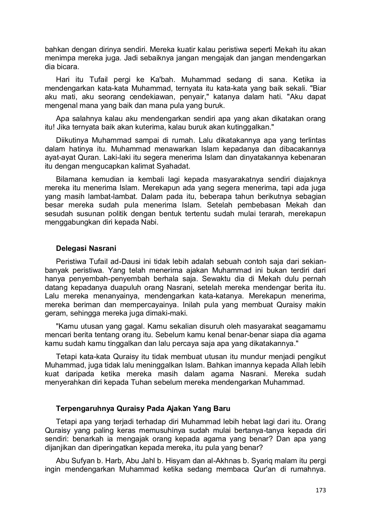 Sejarah Hidup Muhammad - Muhammad Husain Haekal - haryahutamas - Halaman 176 | PDF Online | PubHTML5