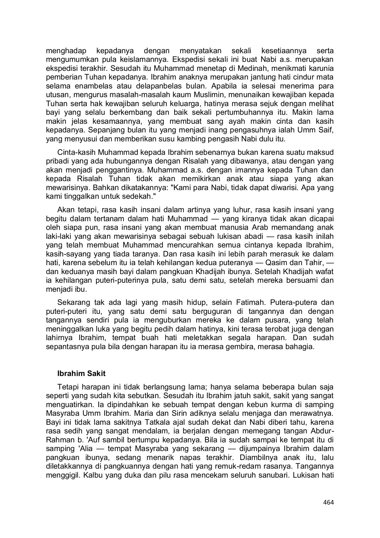 Sejarah Hidup Muhammad - Muhammad Husain Haekal - haryahutamas - Halaman 467 | PDF Online | PubHTML5