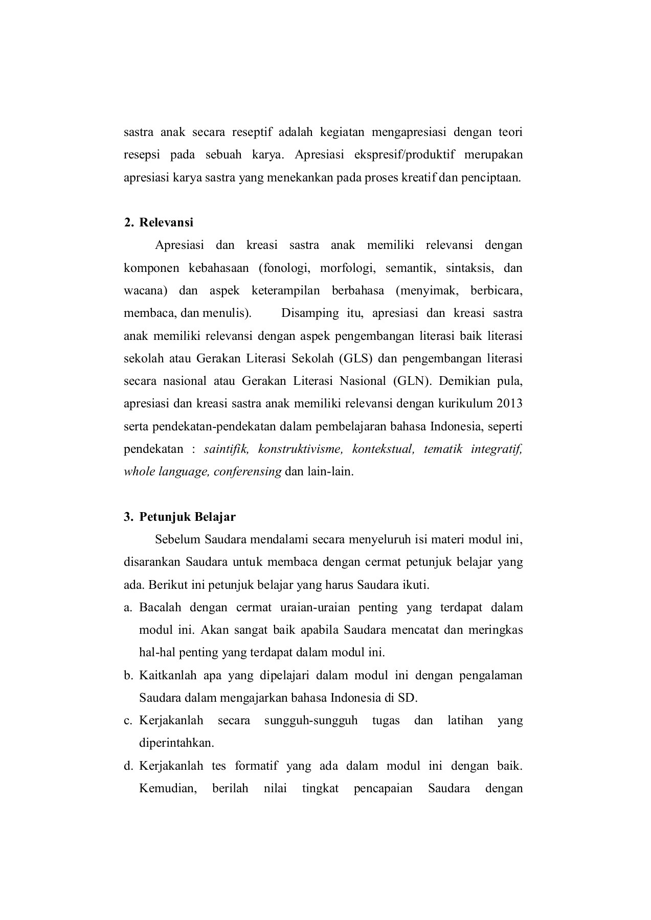 PPG PGSD-MODUL 1 BAHASA INDONESIA - fatoya33 - Halaman 205 | PDF Online ...