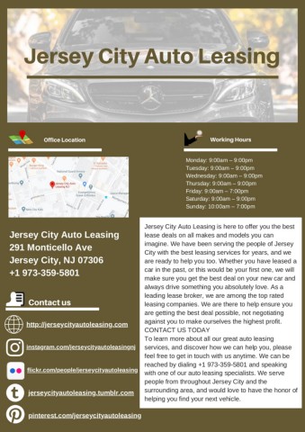 Jersey City Auto Leasing