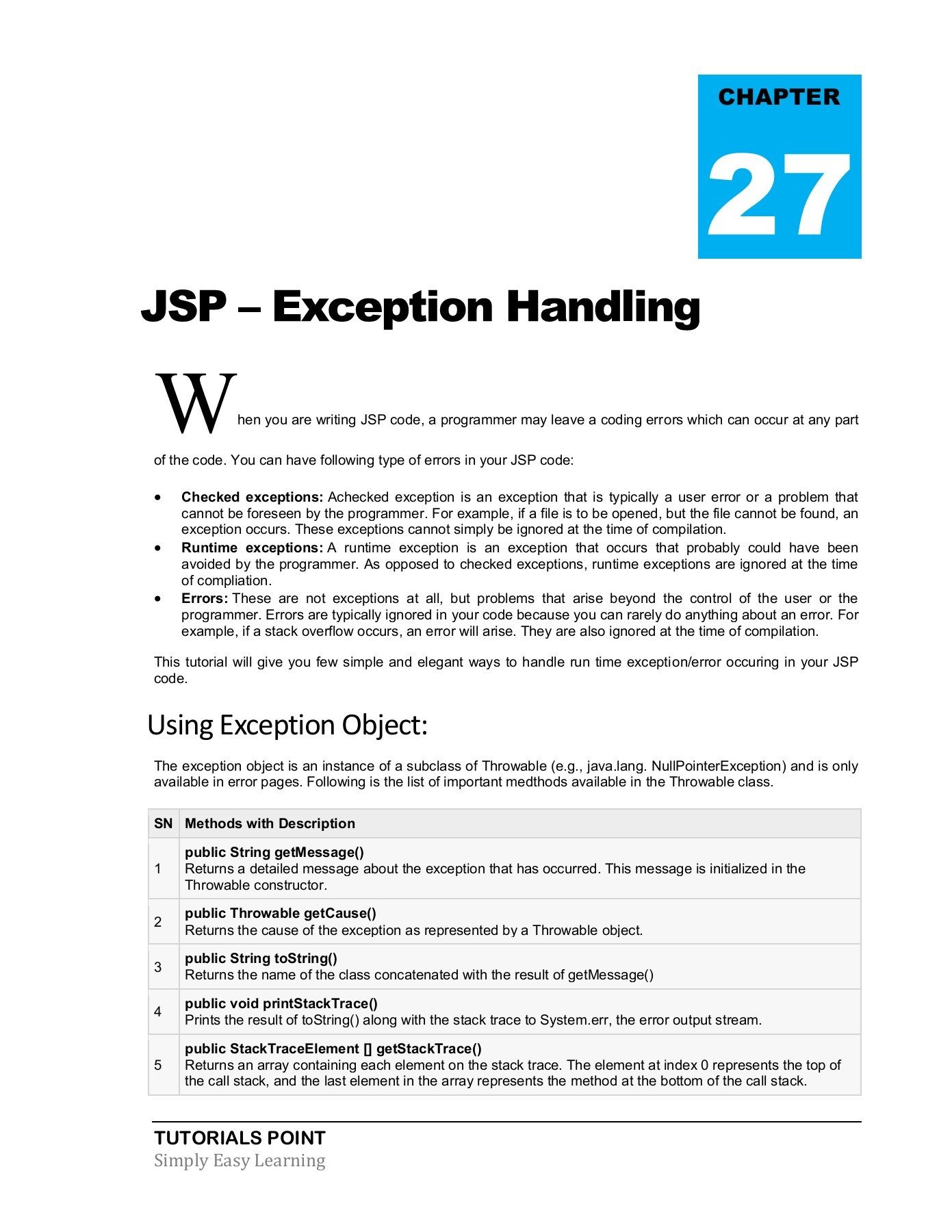 jsp_tutorial - veenasounds - Page 125 | Flip PDF Online | PubHTML5