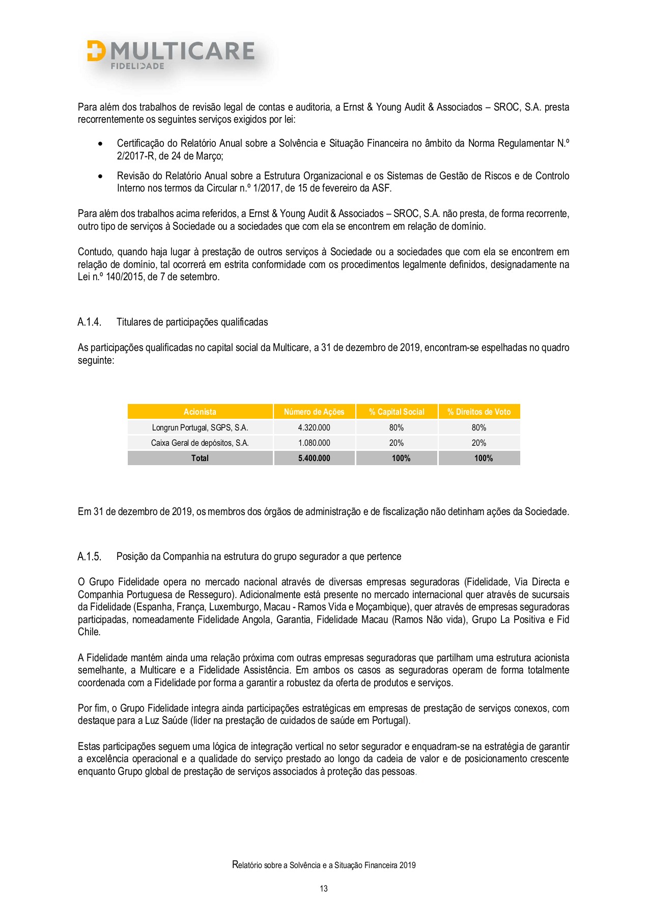 SFCR_Multicare_2019 - manel.alberto40 - Página 13 | PDF Online | PubHTML5