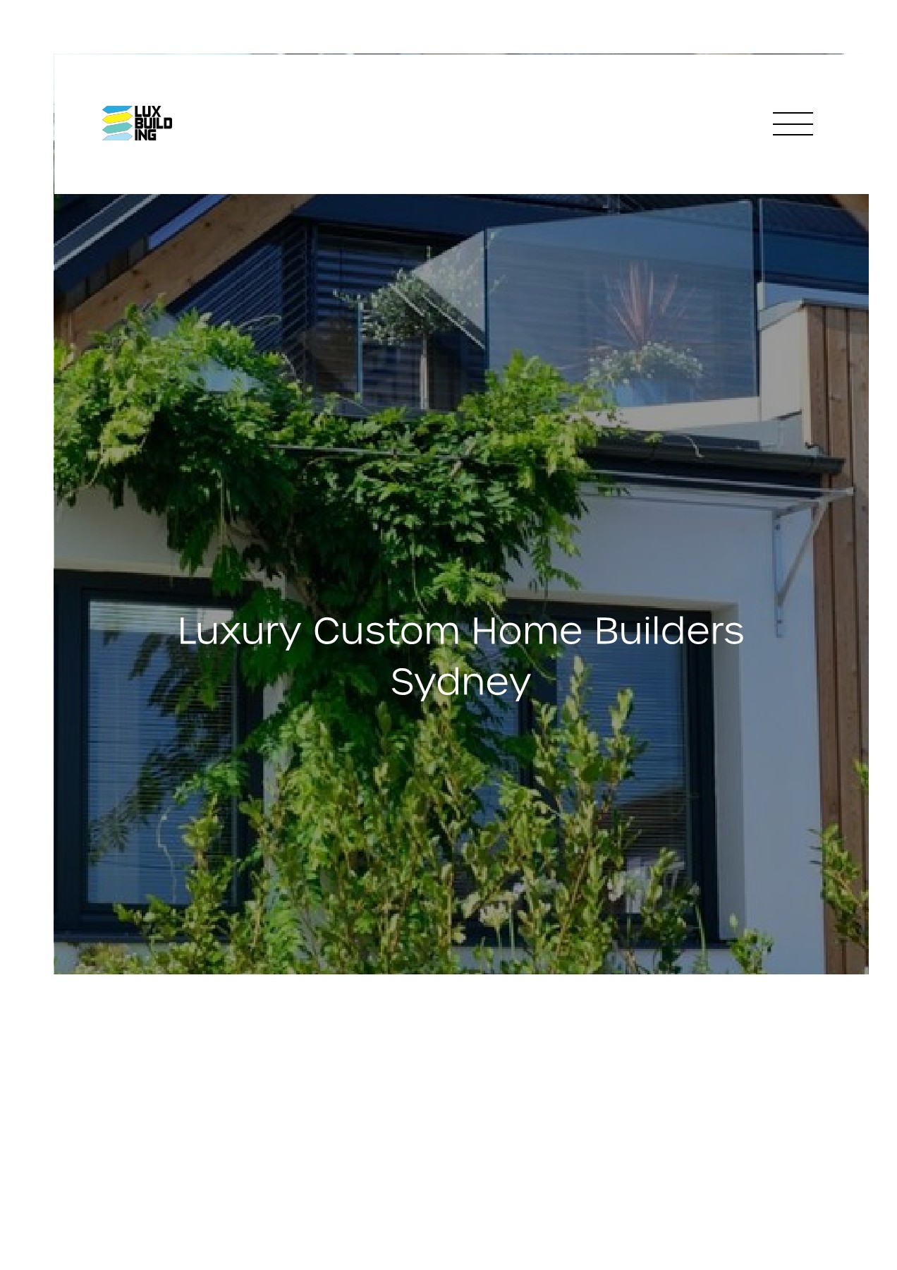 Custom Homes Sydney - luxbuildingsydney - Page 1 - 5 | Flip PDF Online | PubHTML5