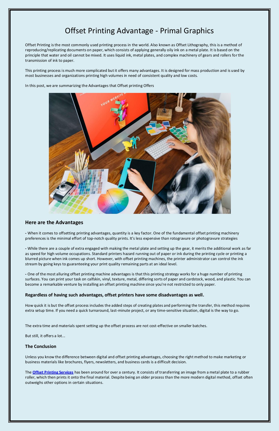 Offset Printing Advantage - Primal Graphics - Primal Graphics - Page 1 - 1 | Flip PDF Online ...