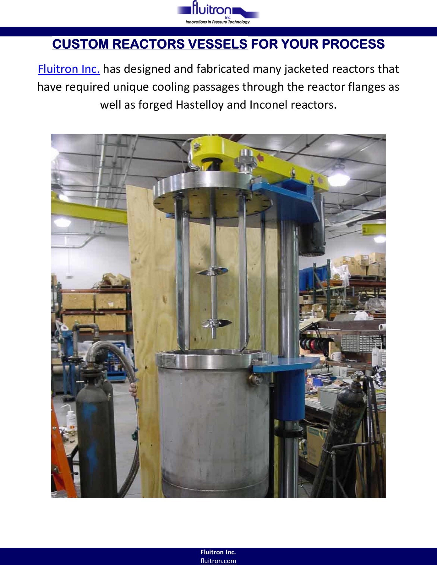 CUSTOM REACTORS VESSELS FOR YOUR PROCESS - e.xplorations.seo - Page 1 ...