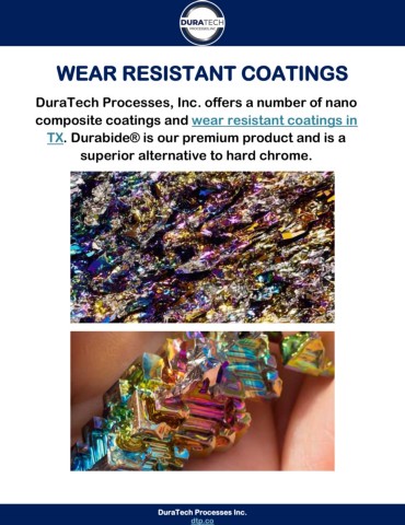 WEAR RESISTANT COATINGS