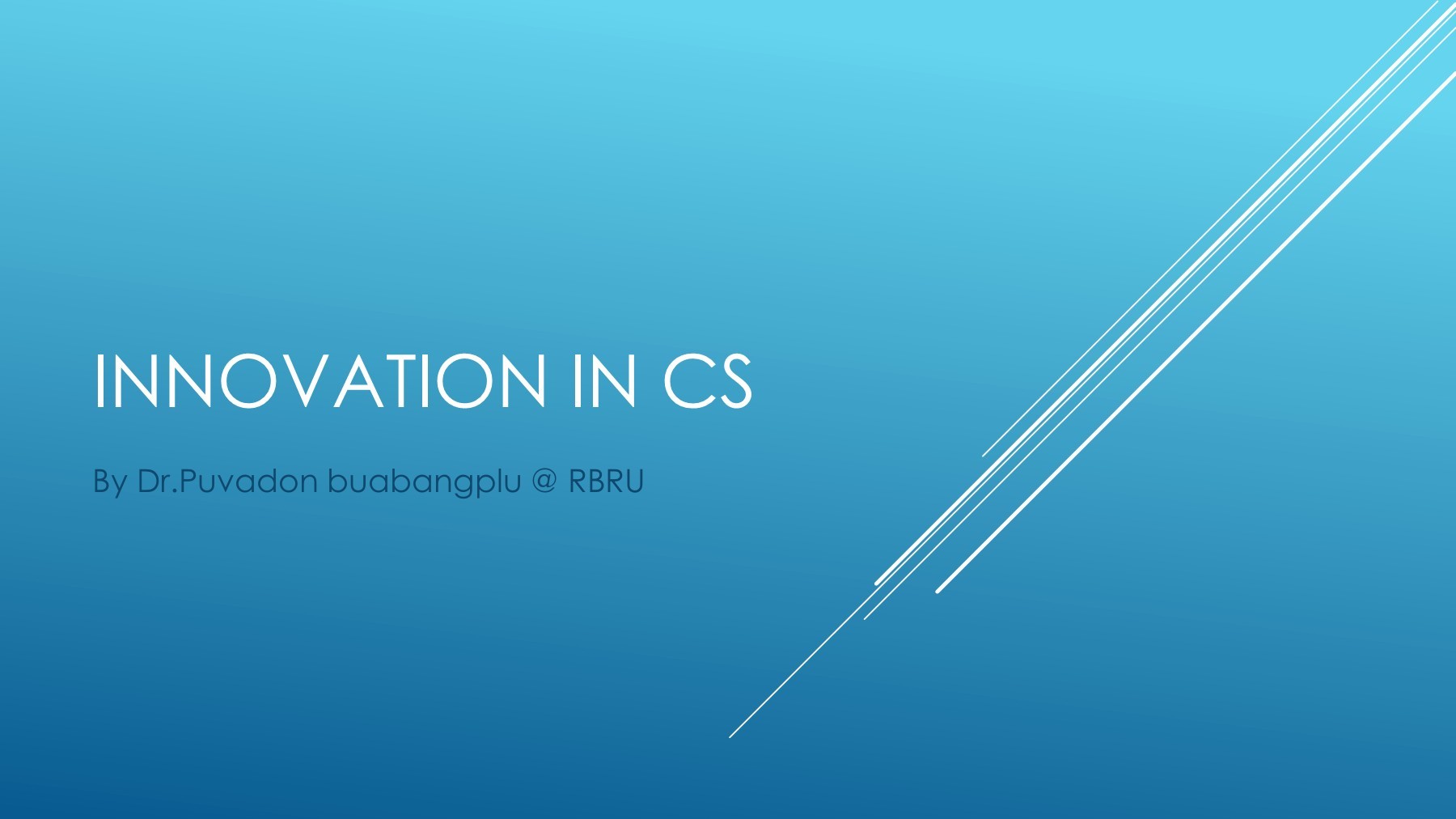 Innovation in CS - Puvadon Buabangplu - Page 1 - 15 | Flip PDF Online ...