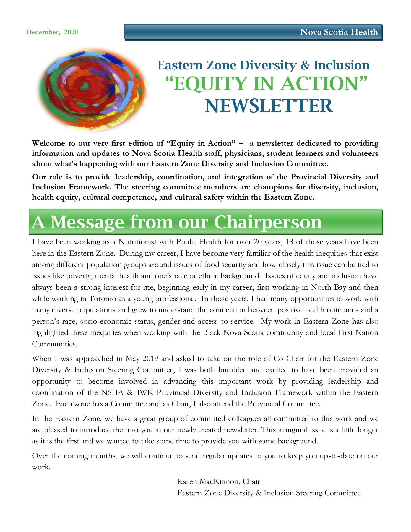 1st edition - EZ Diversity and Inclusion Newsletter - janelle.aucoin ...