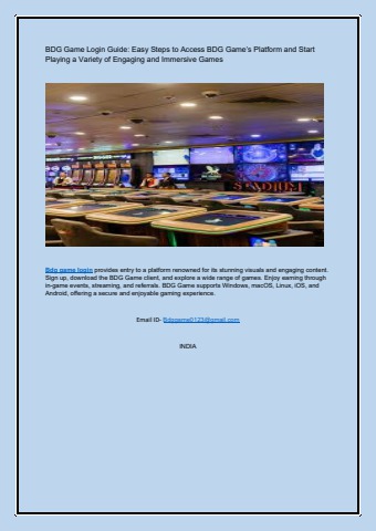 BDG Game Login Guide: Easy Steps to Access BDG Game’s Platform and ...