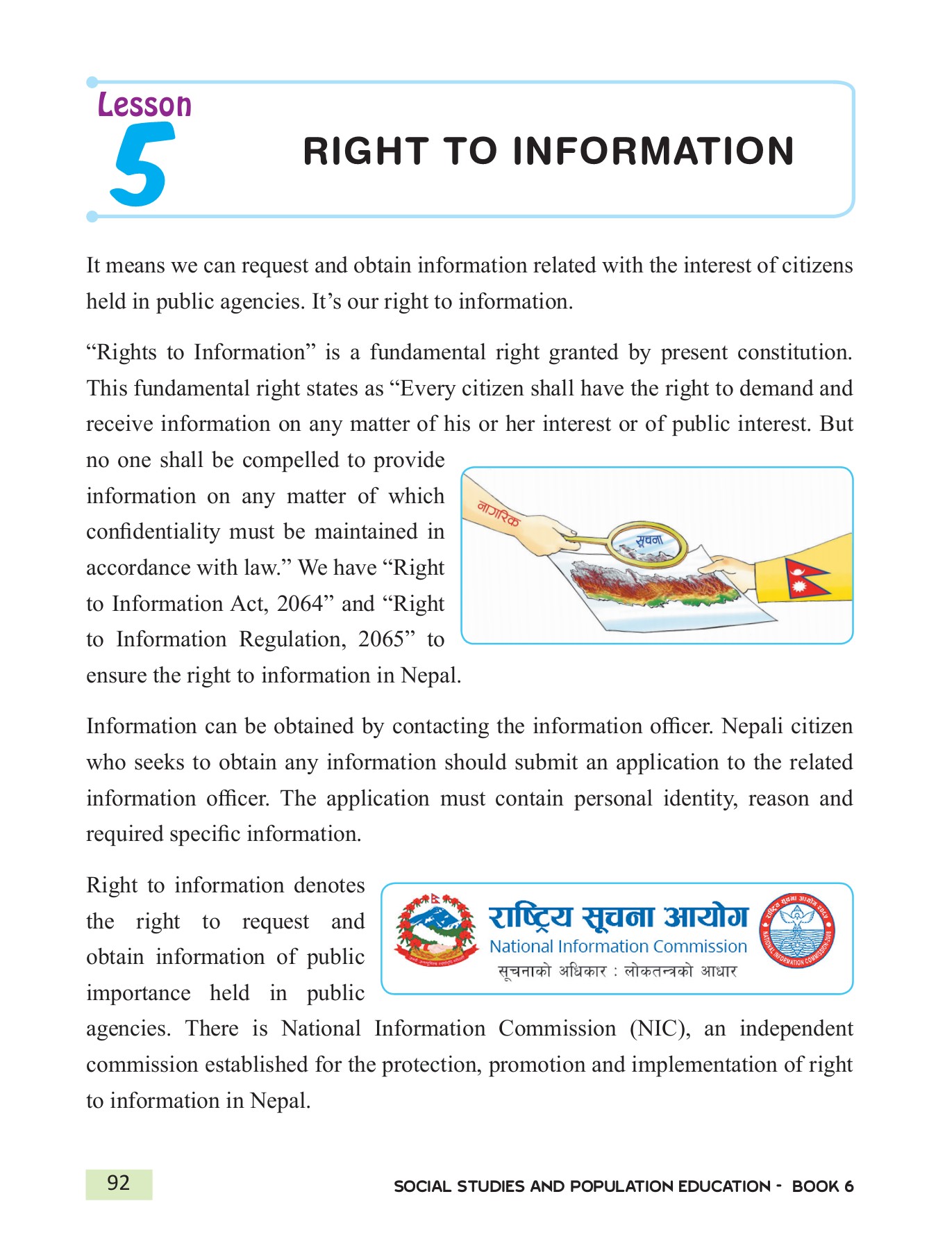 Social Studies and Population Education Book 6_2077 Edition - Sameer Shakya - Page 92 | Flip PDF ...