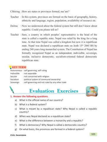 Social Studies and Population Education Book 6_2077 Edition - Sameer Shakya - Page 101 | Flip ...