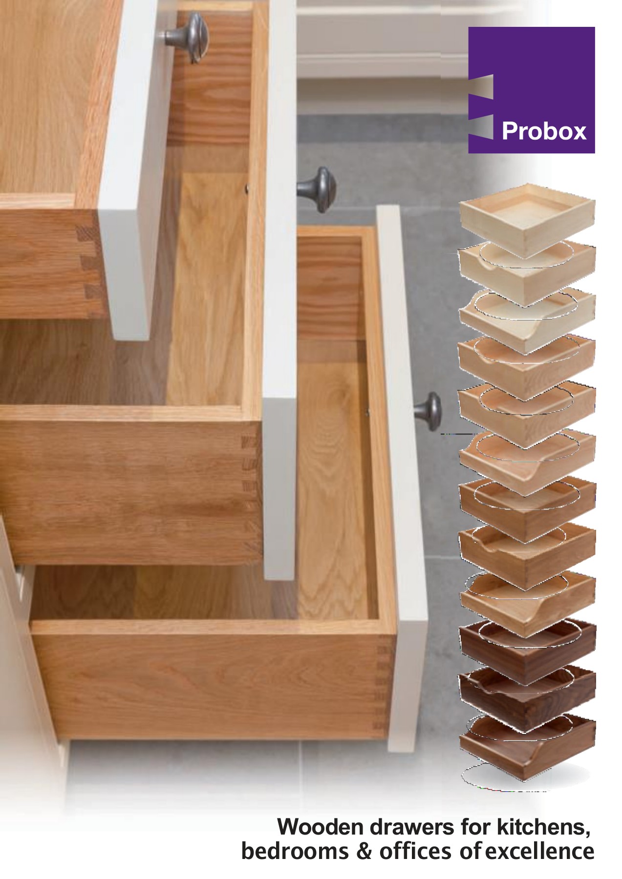 Classic Bespoke solid oak dovetail probox drawers - Probox Systems ...