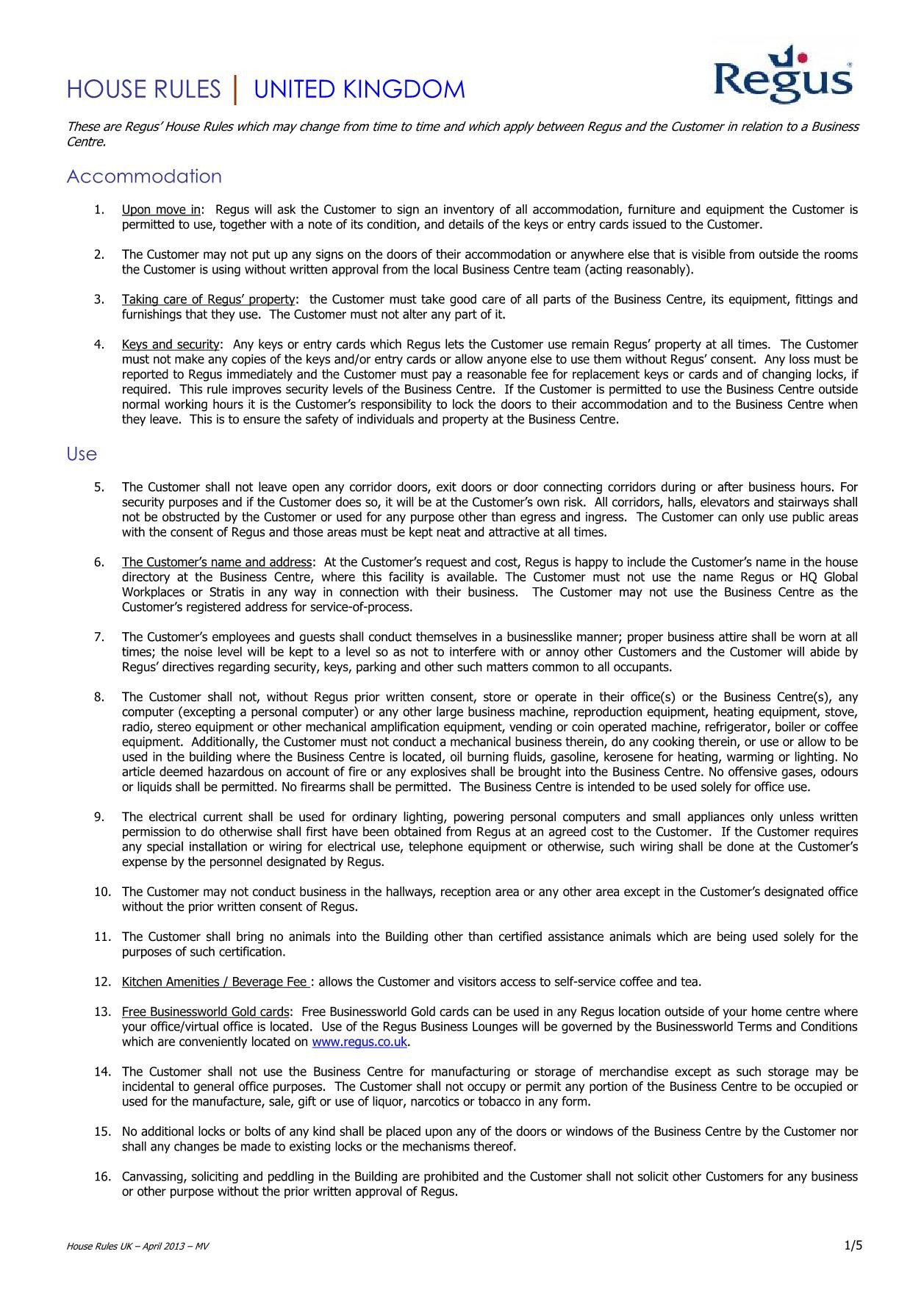 Office-House-Rules-UK - davidpubhtml5 - Page 1 - 5 | Flip PDF Online ...